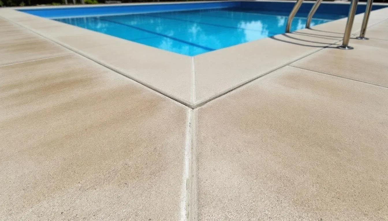 How to Install Honed Concrete Around Pool Areas